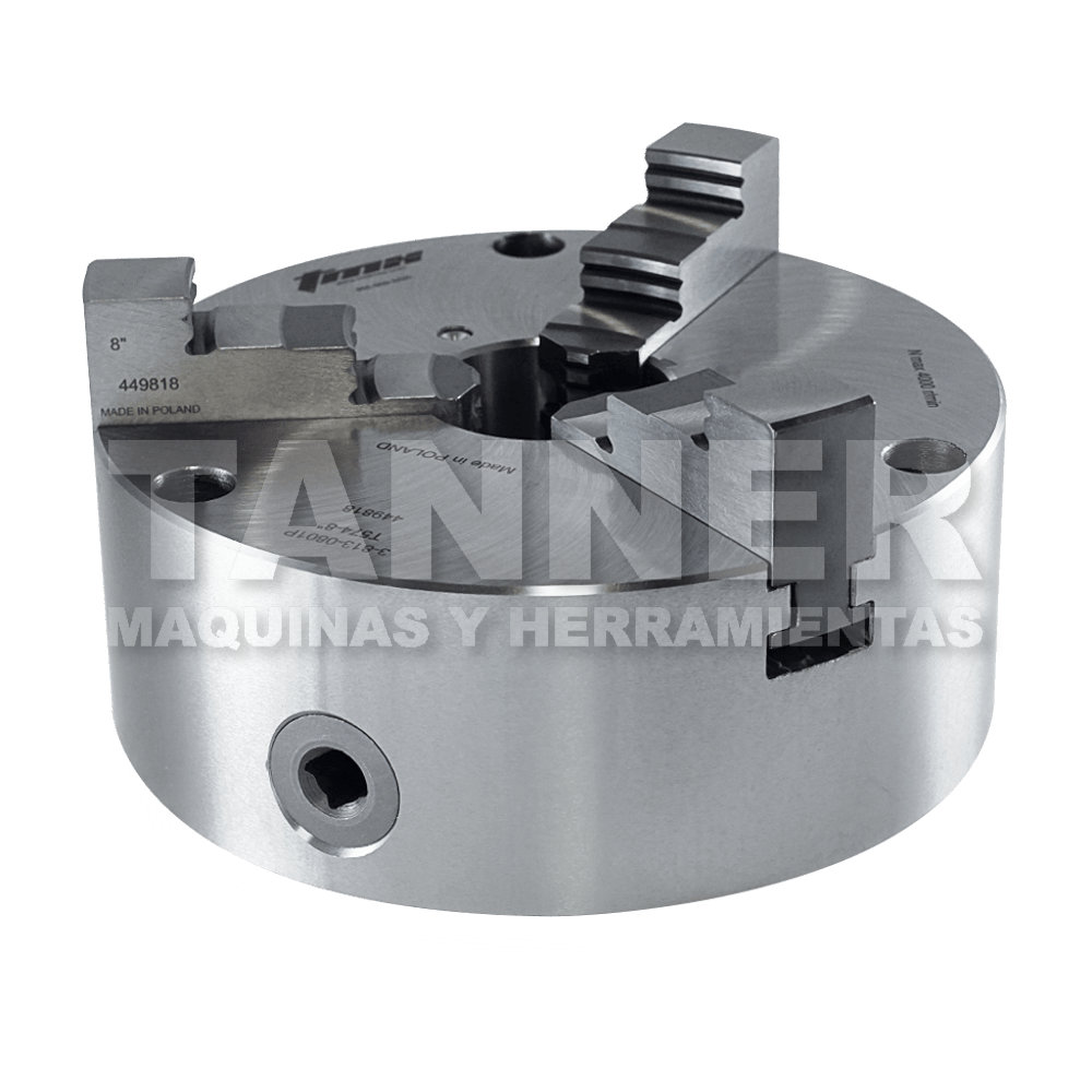 chuck universal,8 pulgadas,3 mordazas,respaldo plano, de ,accesorios paramaquinaria,equipos de ...